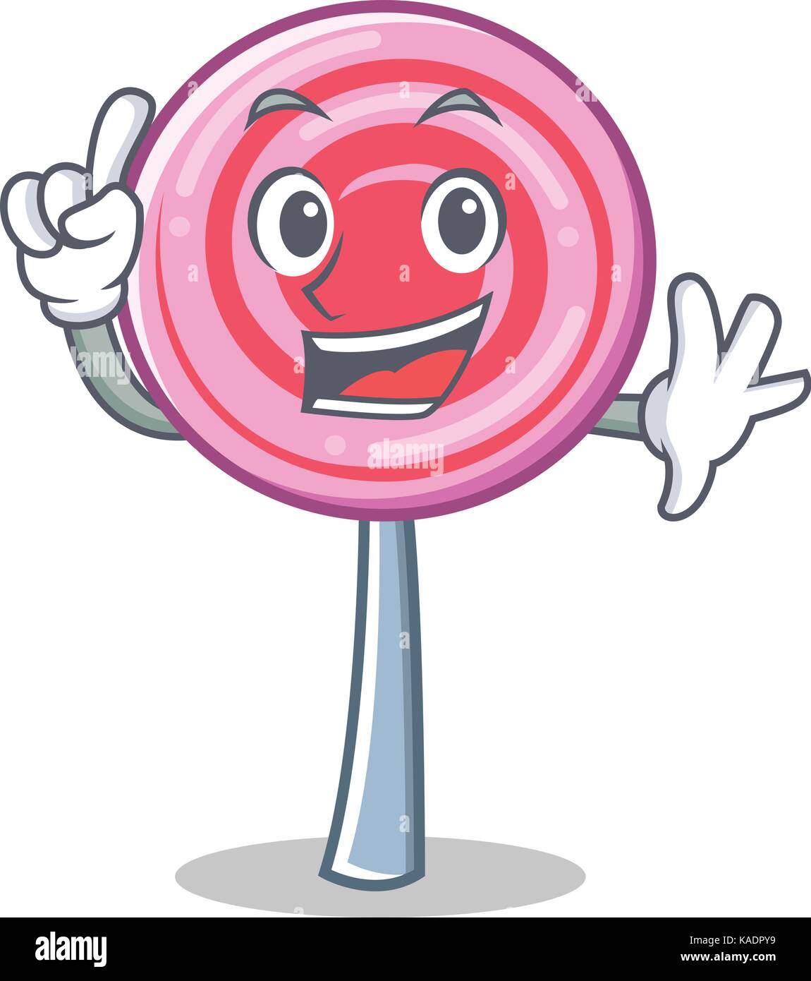 Finger cute lollipop character cartoon Stock Vector Image & Art - Alamy