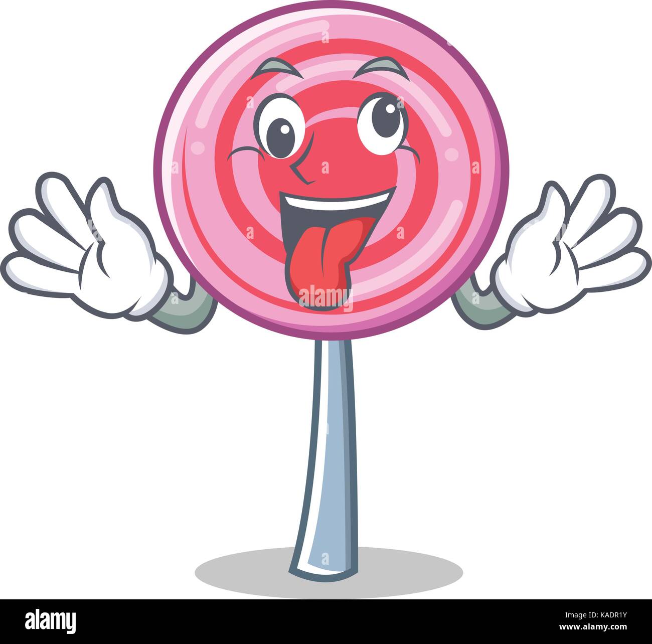 Crazy cute lollipop character cartoon Stock Vector Image & Art - Alamy