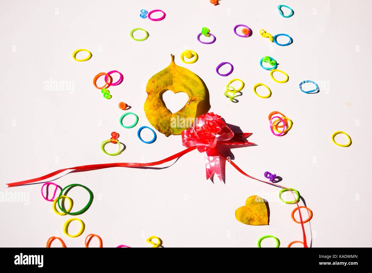 red maple leaf with heart background Stock Photo - Alamy