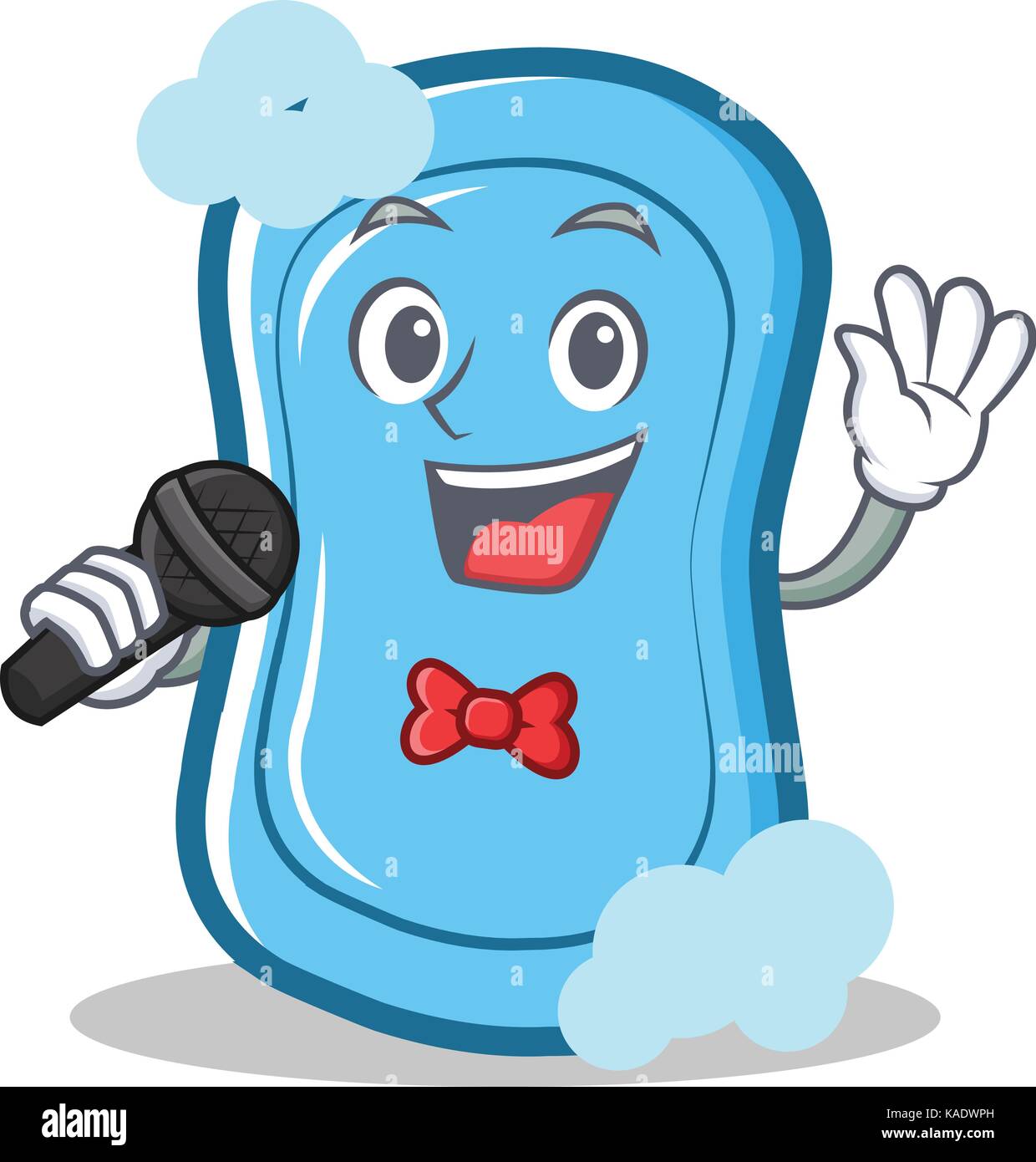 Singing blue soap character cartoon Stock Vector Image & Art - Alamy