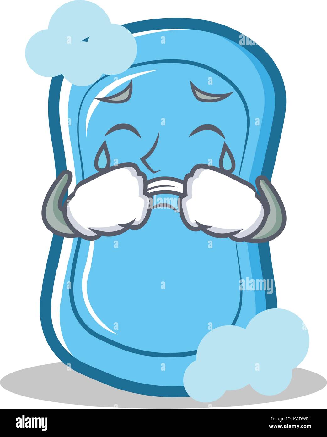 Crying blue soap character cartoon Stock Vector Image & Art - Alamy