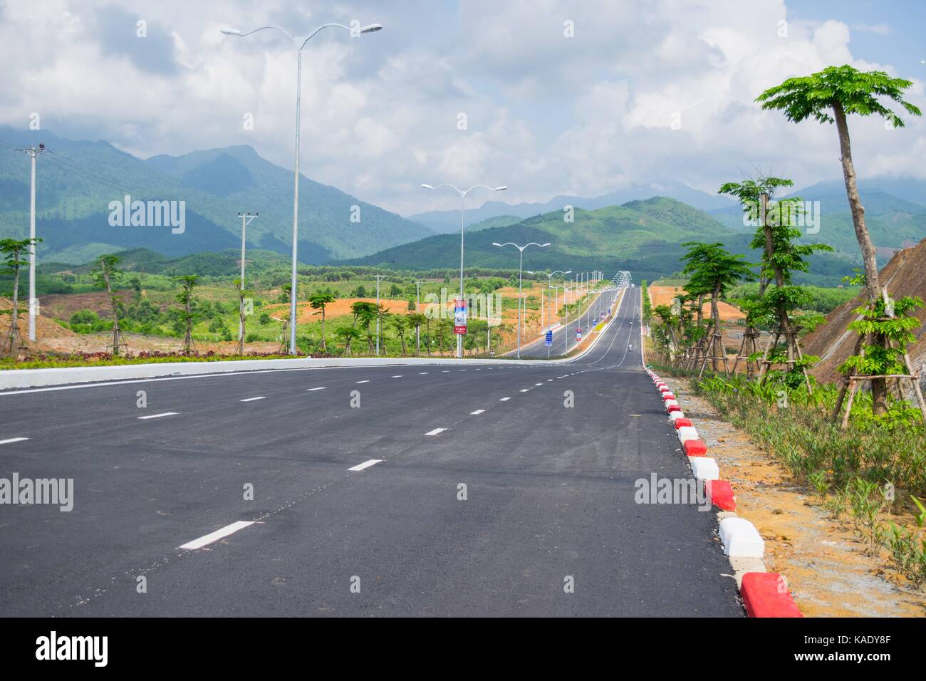 on road to Ba Na Hill, Da Nang, Viet Nam Stock Photo - Alamy