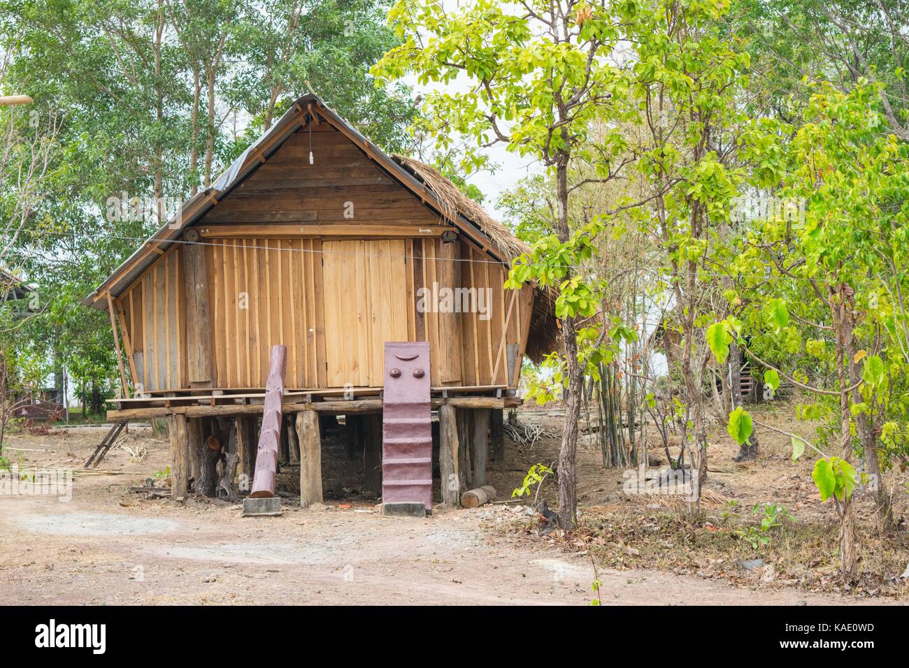 paleolithic thatched huts Stock Photo - Alamy