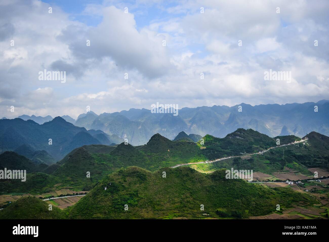 View from Quan Ba Sky gate, Ha Giang province, Vietnam Stock Photo - Alamy