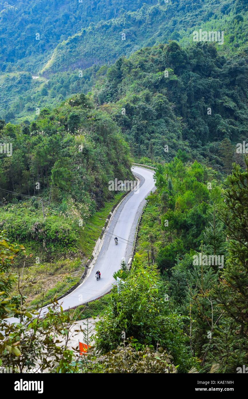 Landscape of Ha Giang, the mountainous region in Vietnam. Ha Giang. As ...