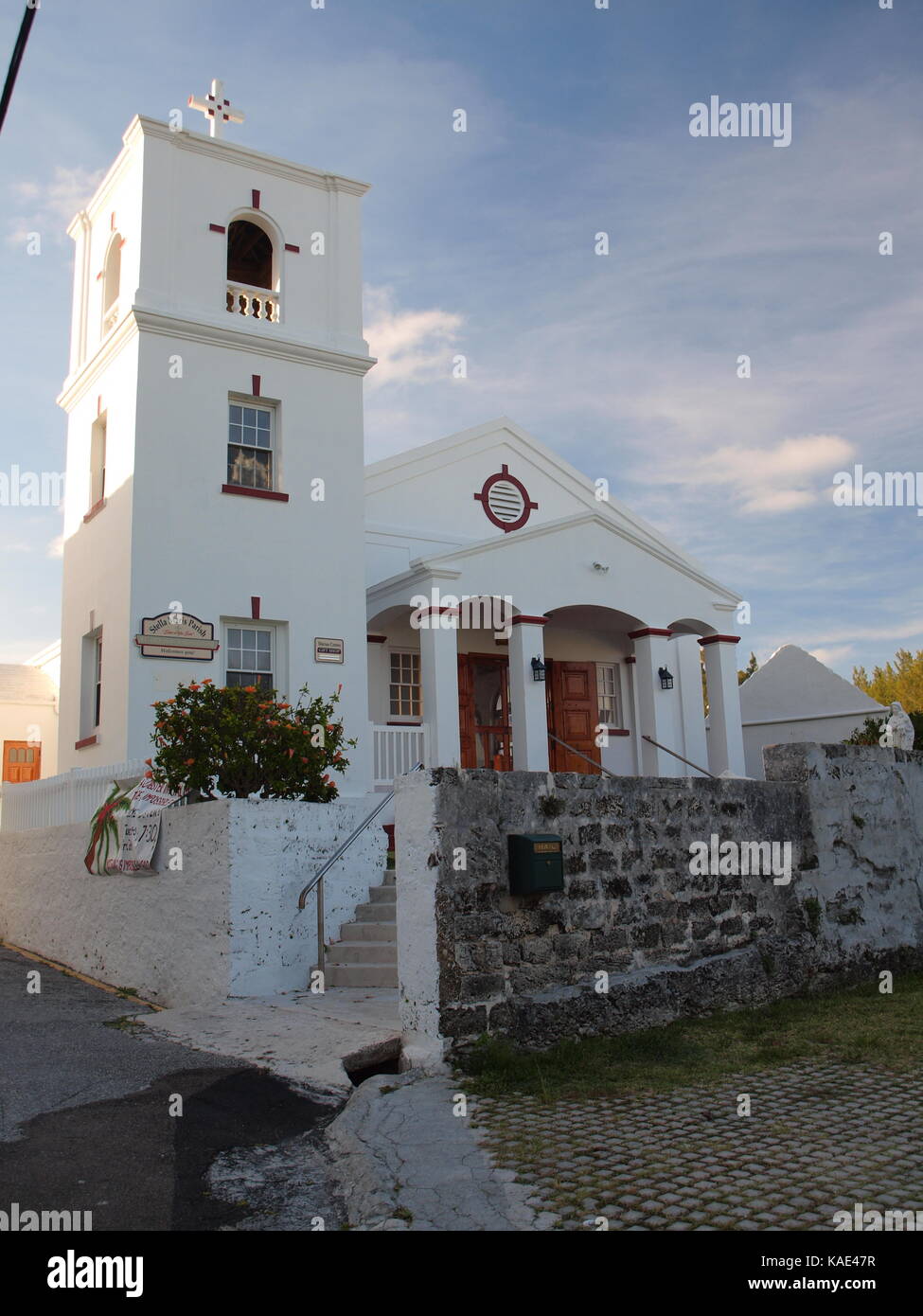 Assorted views of St. Georges, Bermuda with it's well known pastel ...
