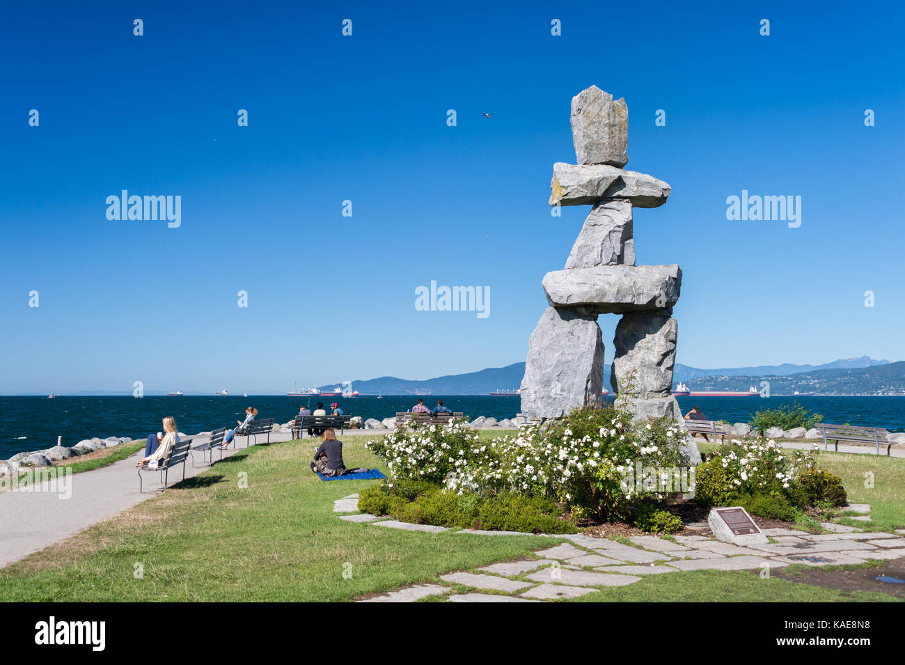 Inuit Stone Man Inukshuk Stone High Resolution Stock Photography and ...