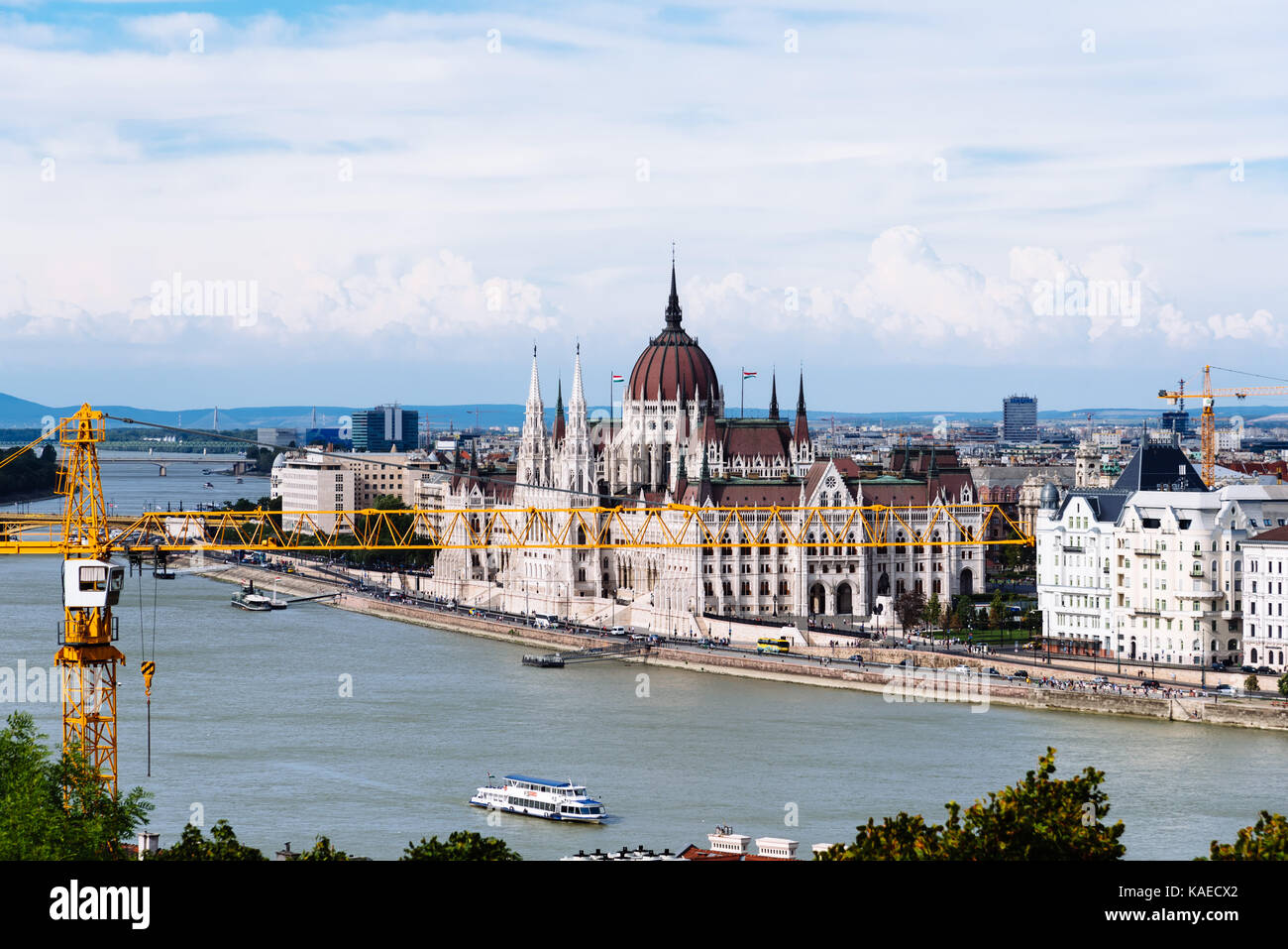 Scenic view of Budapest riverfront Stock Photo - Alamy