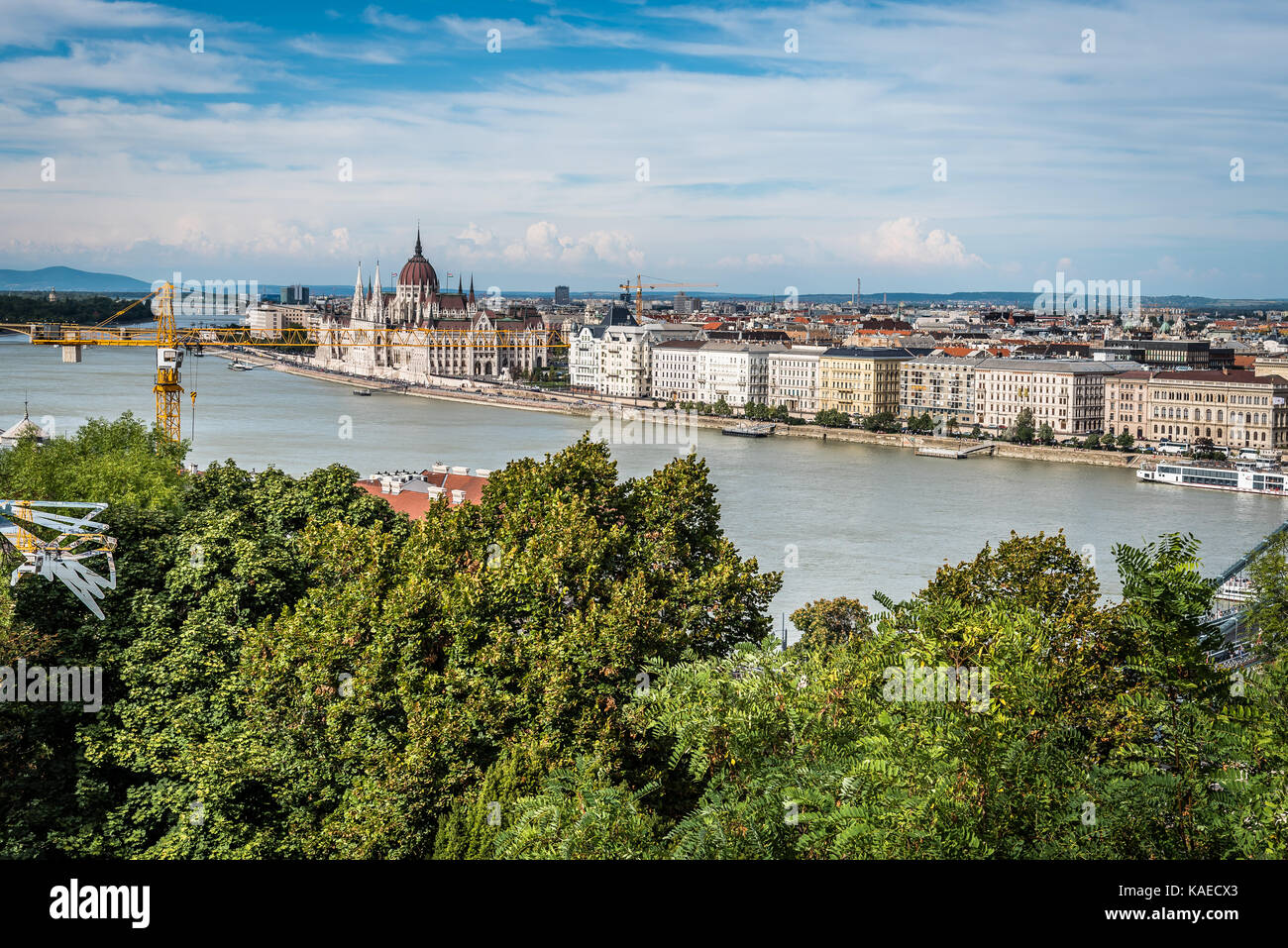 Scenic view of Budapest riverfront Stock Photo - Alamy
