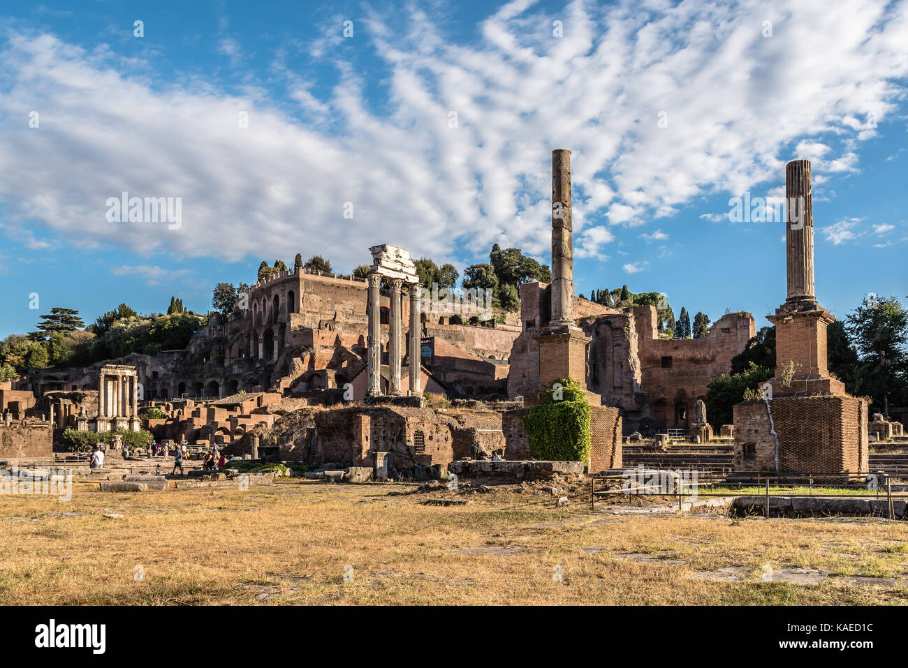 View of Forum of Rome Stock Photo - Alamy