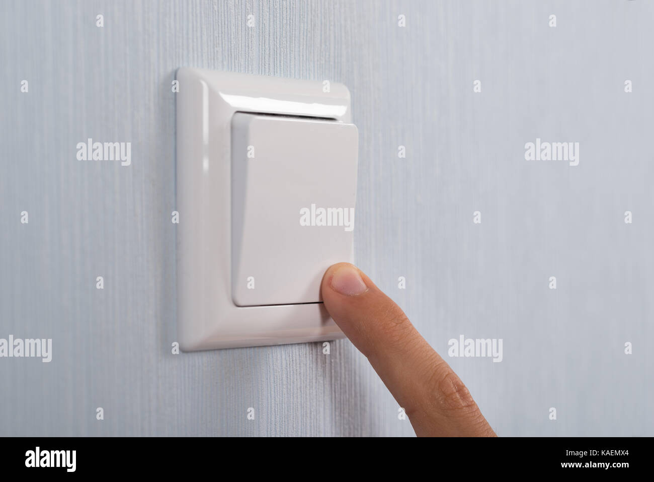 Close up hand pressing wall hi-res stock photography and images - Alamy