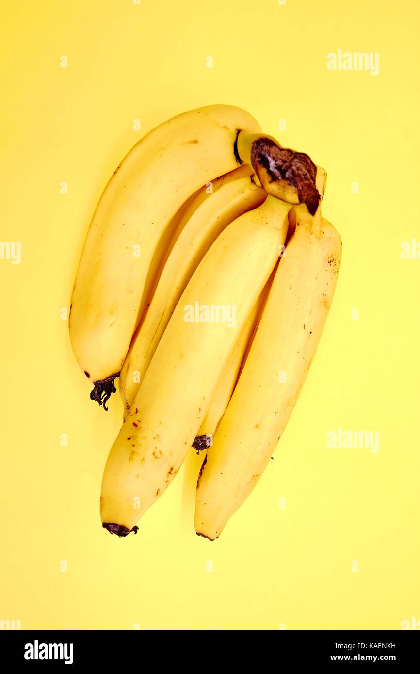 A studio photo of yellow bananas Stock Photo - Alamy
