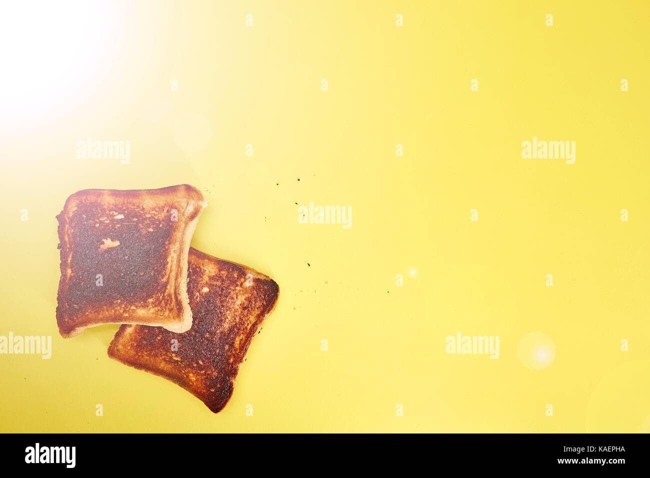 A studio photo of burnt toast Stock Photo - Alamy