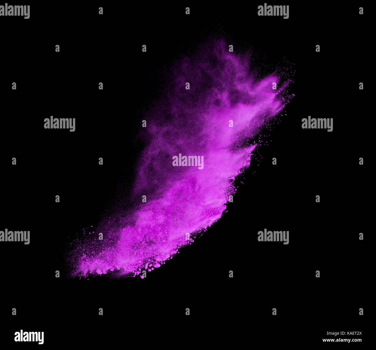 Pink colorful powder splash on black background Stock Photo - Alamy