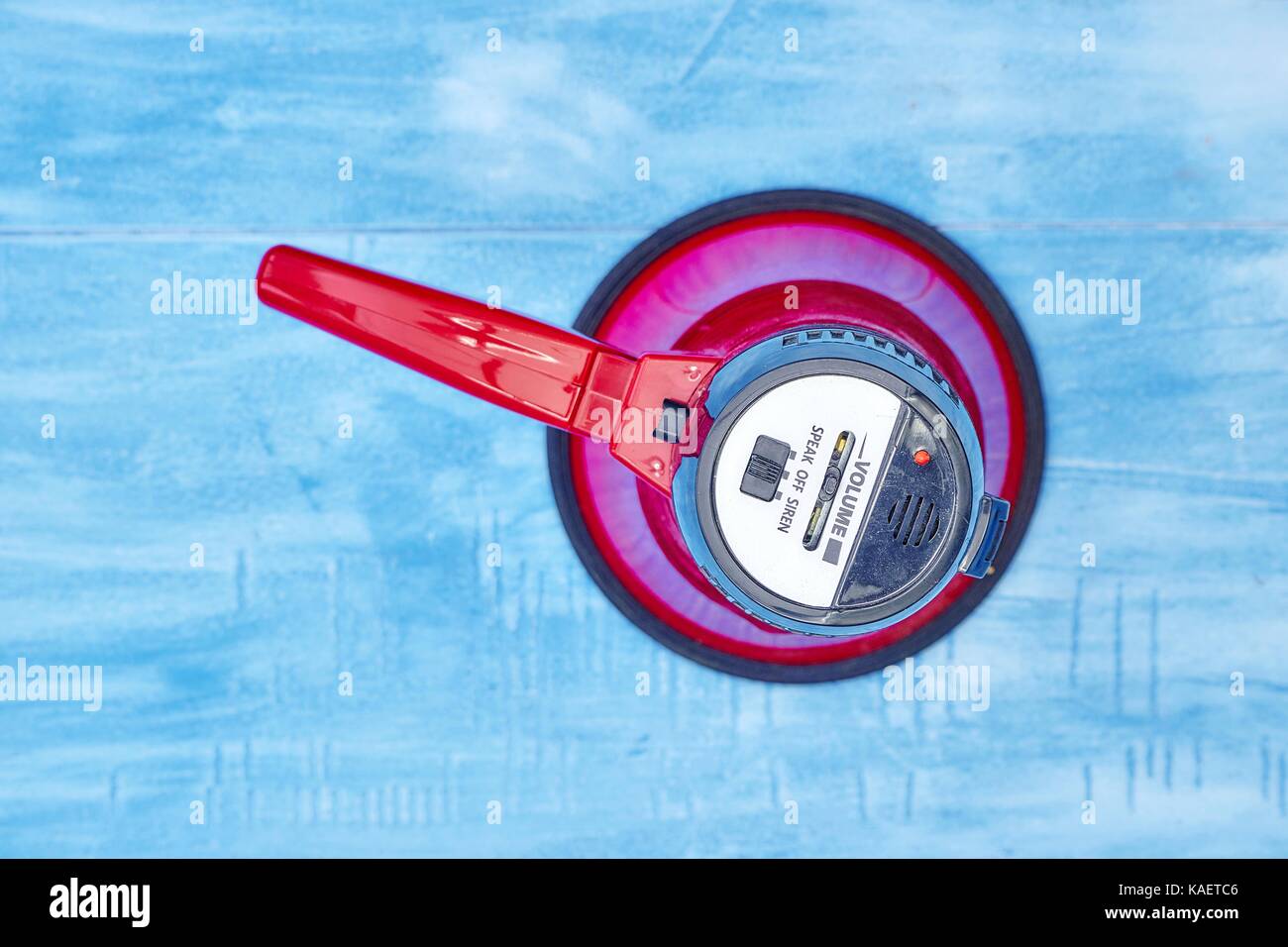 A studio photo of a red mega phone Stock Photo - Alamy