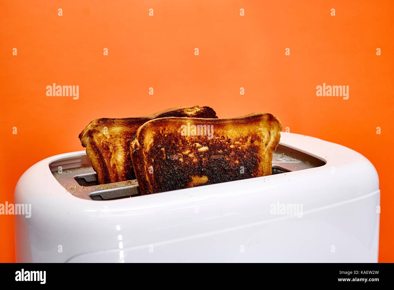 A studio photo of burnt toast Stock Photo - Alamy