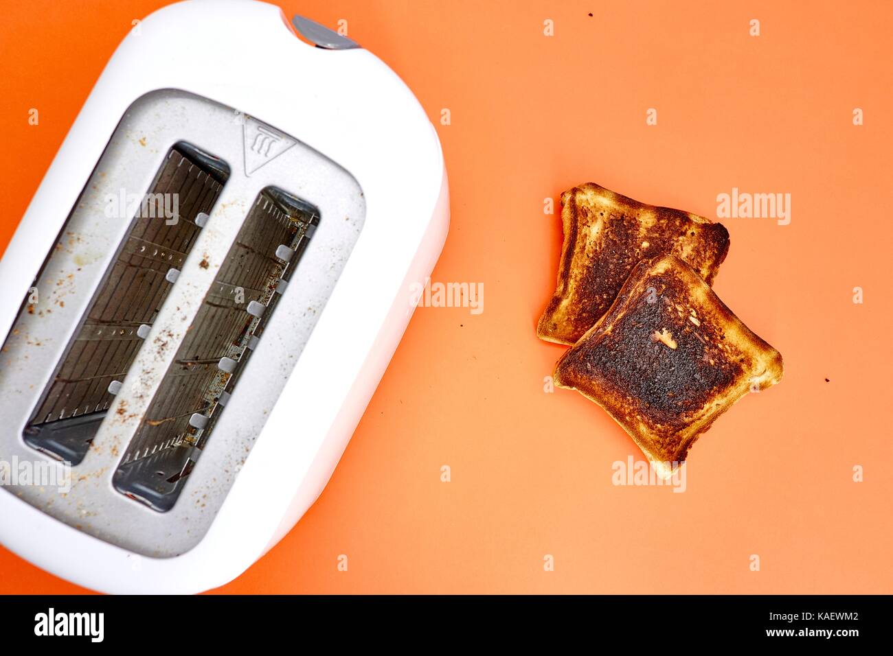 A studio photo of burnt toast Stock Photo - Alamy