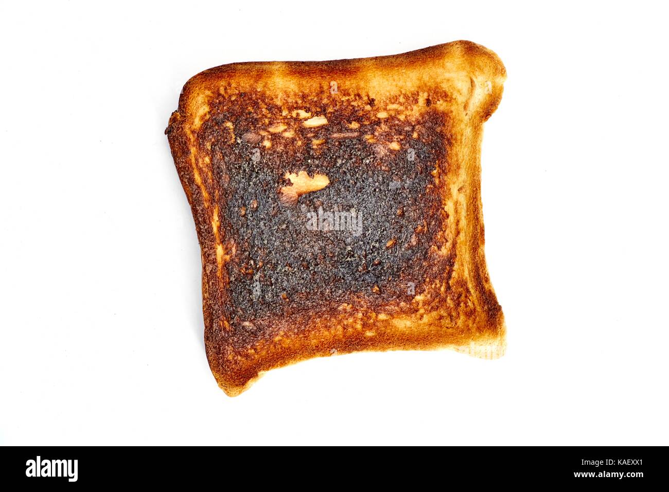 A studio photo of burnt toast Stock Photo - Alamy