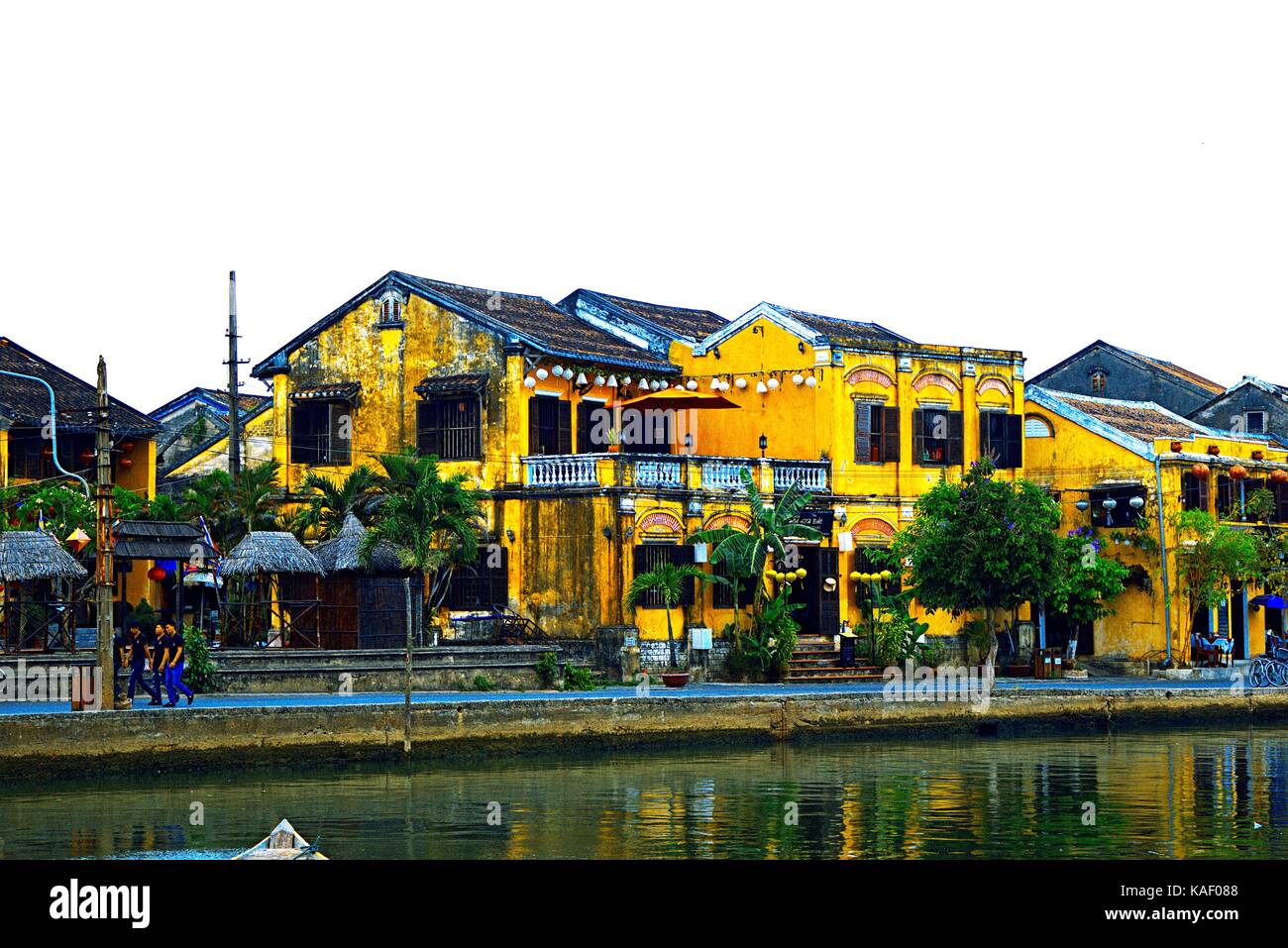 Ancient street view on a nice day Stock Photo - Alamy