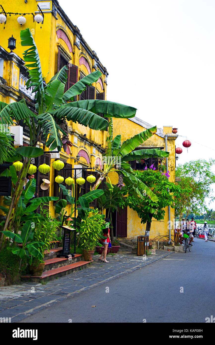Ancient street view on a nice day Stock Photo - Alamy