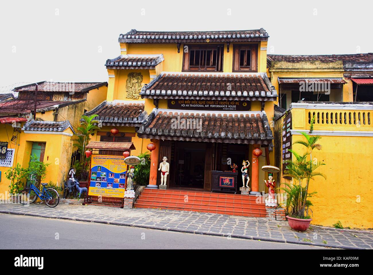 Ancient street view on a nice day Stock Photo - Alamy