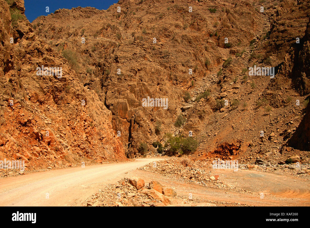 The Hajar Mountains range from the northern Mussandam peninsula of Oman ...