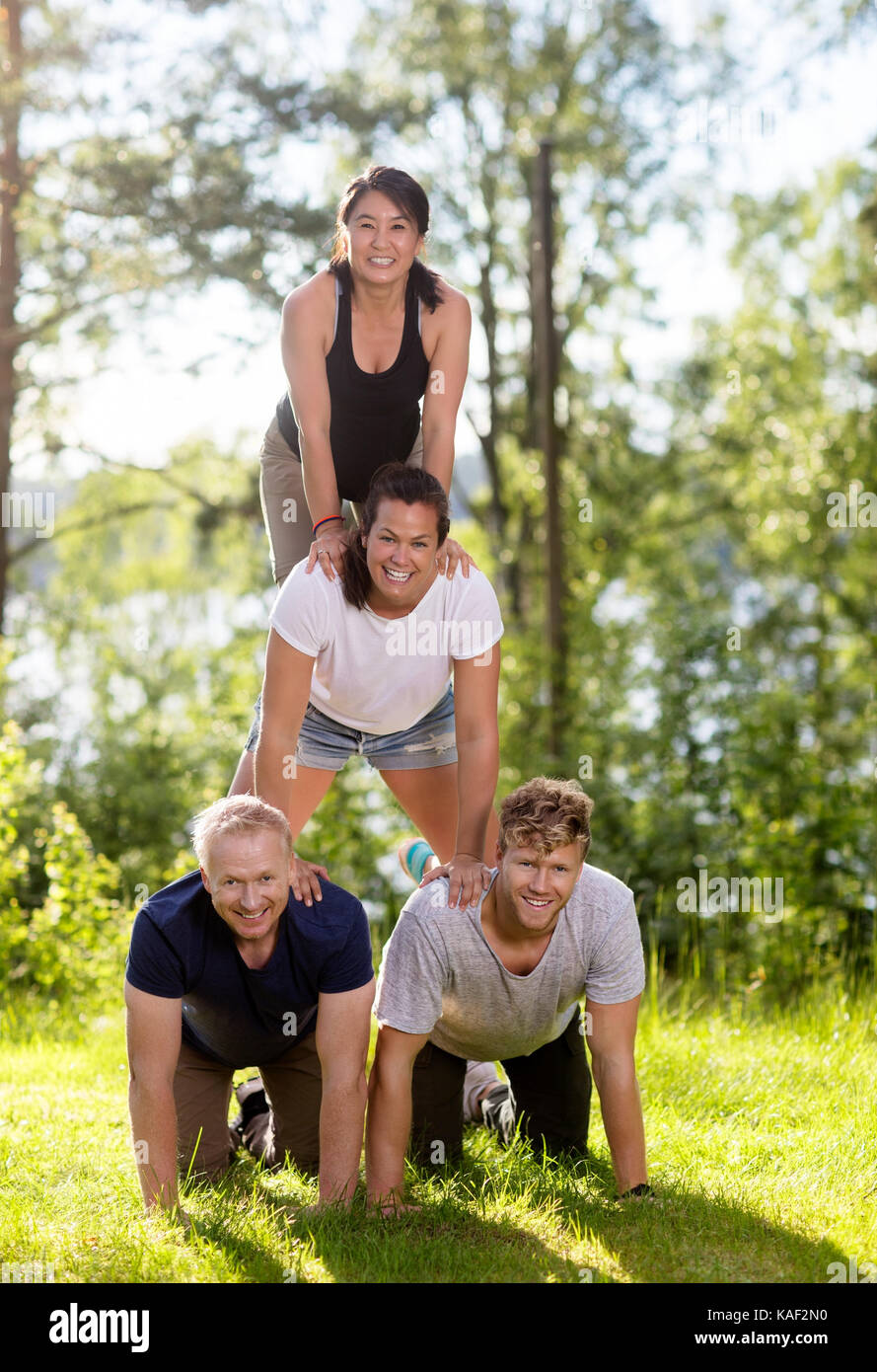 Women pyramid hi-res stock photography and images - Alamy