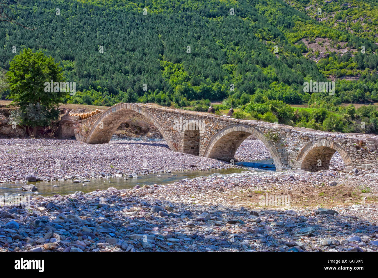 Old Roman stone bridge near village Nenkovo. Bulgaria Stock Photo - Alamy