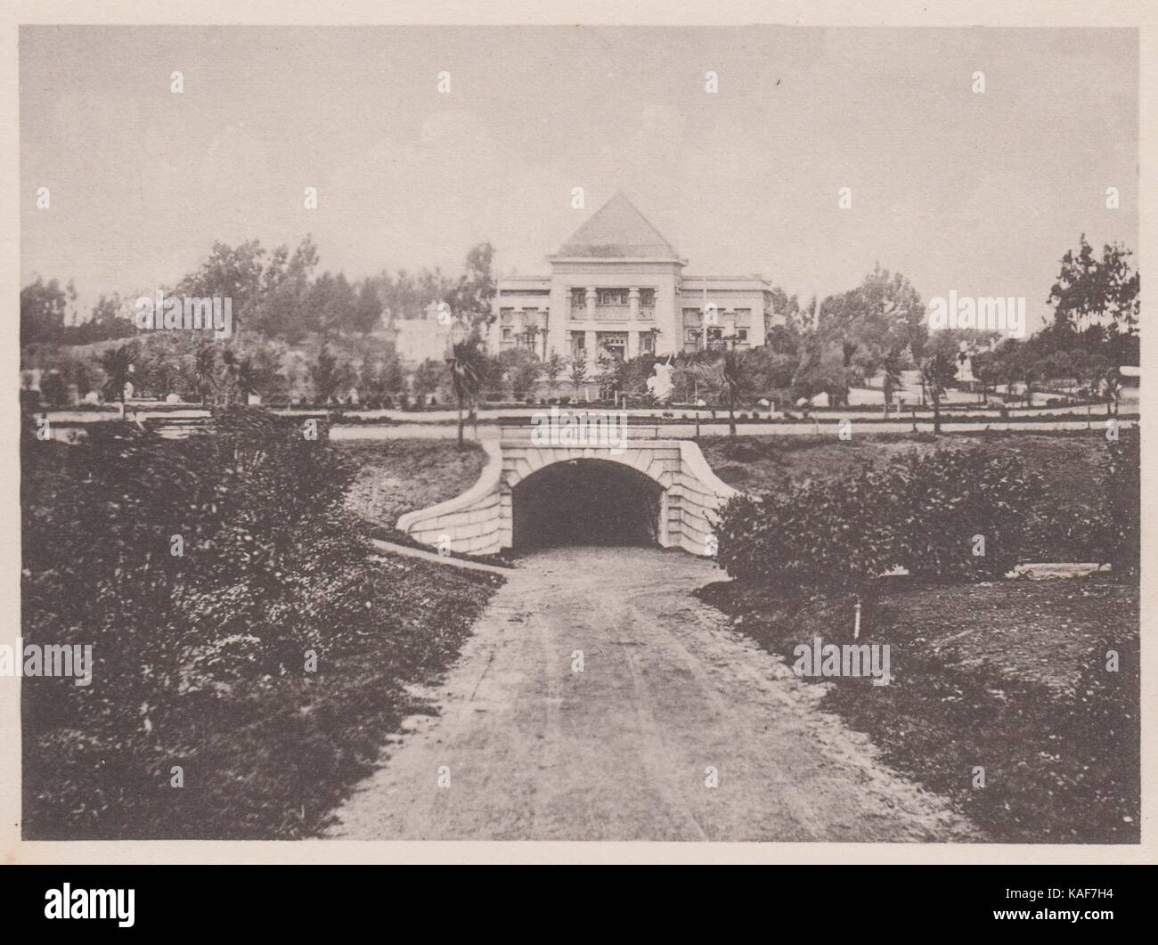 Golden Gate Park. Foot path Tunnel under the Roadway to Music grounds ...