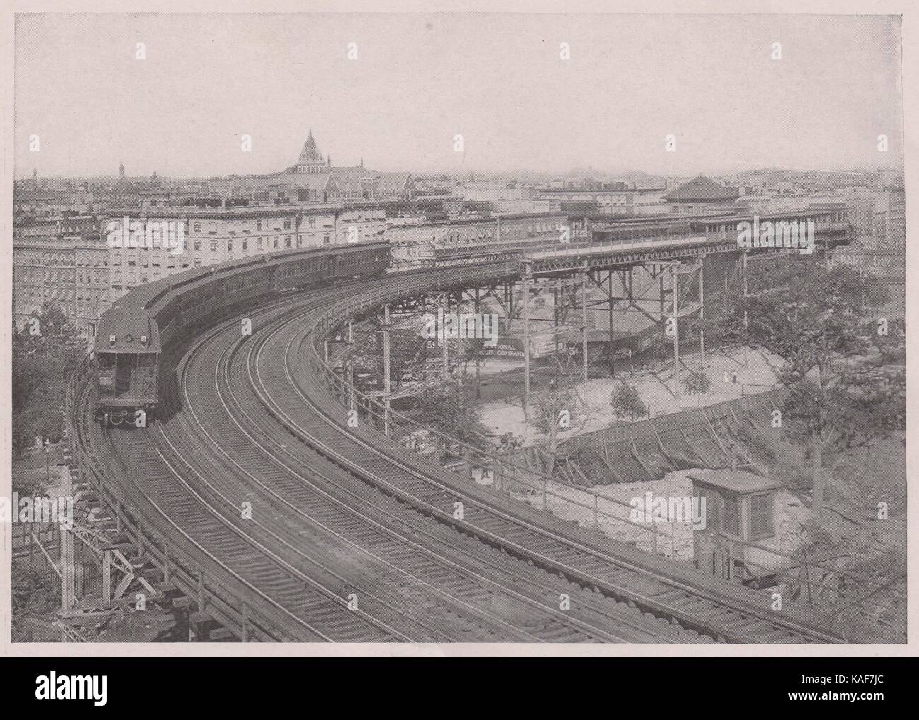 New york elevated railway hi-res stock photography and images - Alamy