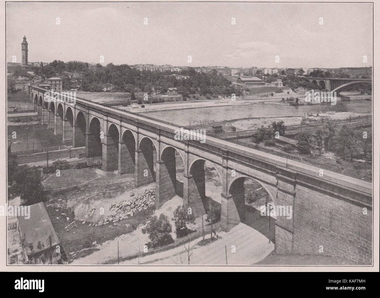 High Bridge, over the Harlem river at 175th Street 1,460 feet long ...