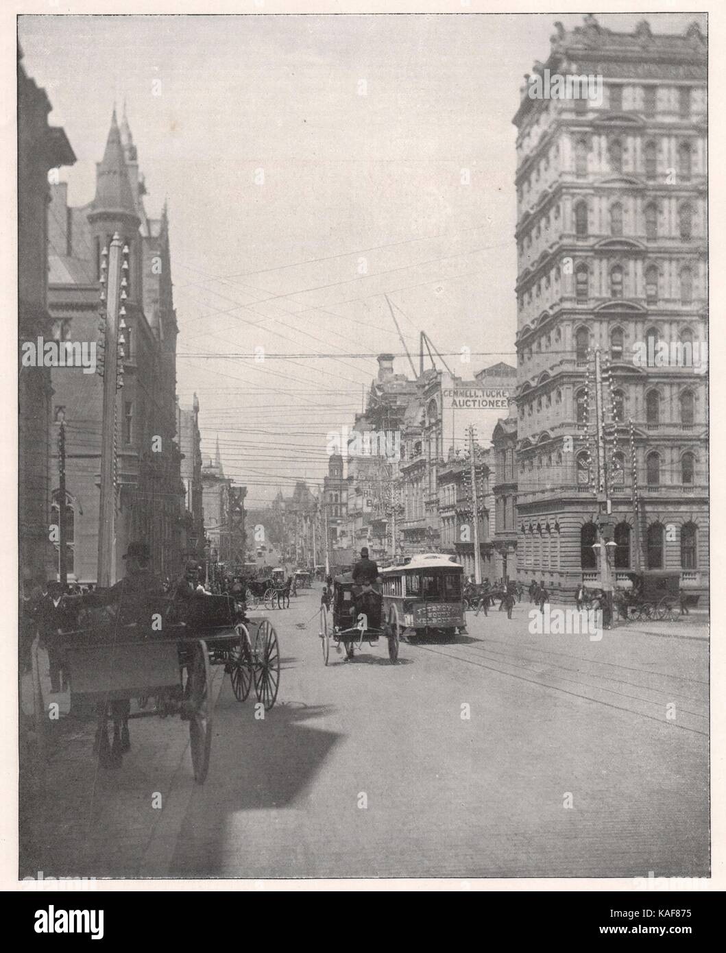 Collins Street, Melbourne Stock Photo - Alamy