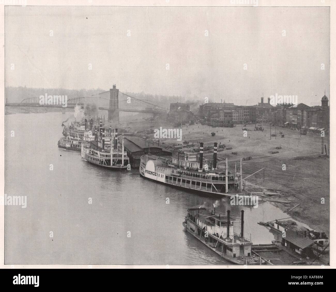 The River front at Cincinnati Stock Photo - Alamy