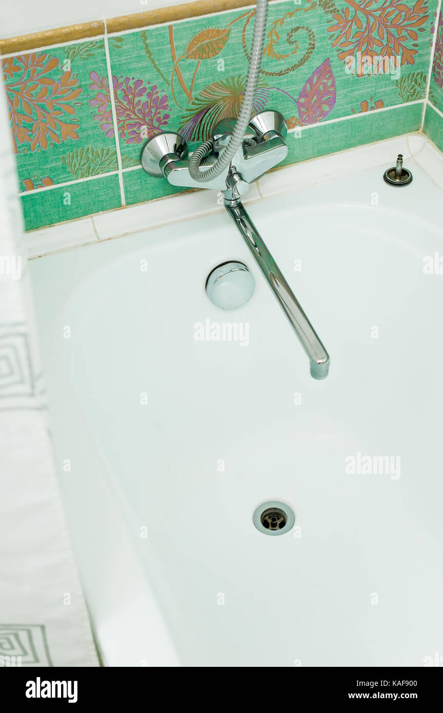 water taps in the bathroom. interior Stock Photo - Alamy