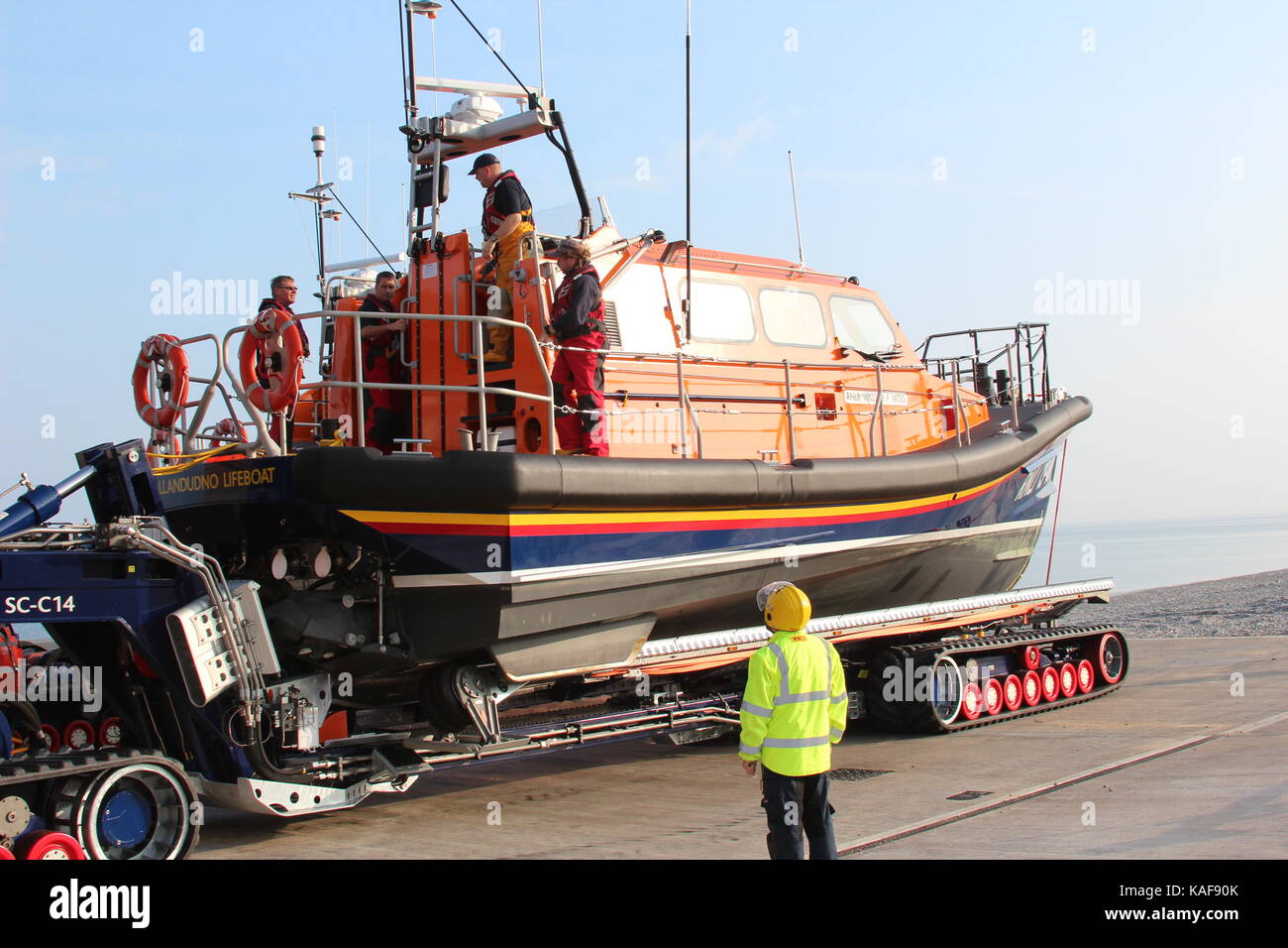A new lifeboat for Llandudno the RNLI Shannon-class lifeboat, the ...