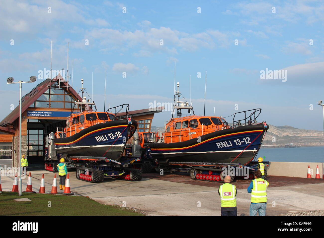 A new lifeboat for Llandudno the RNLI Shannon-class lifeboat, the ...