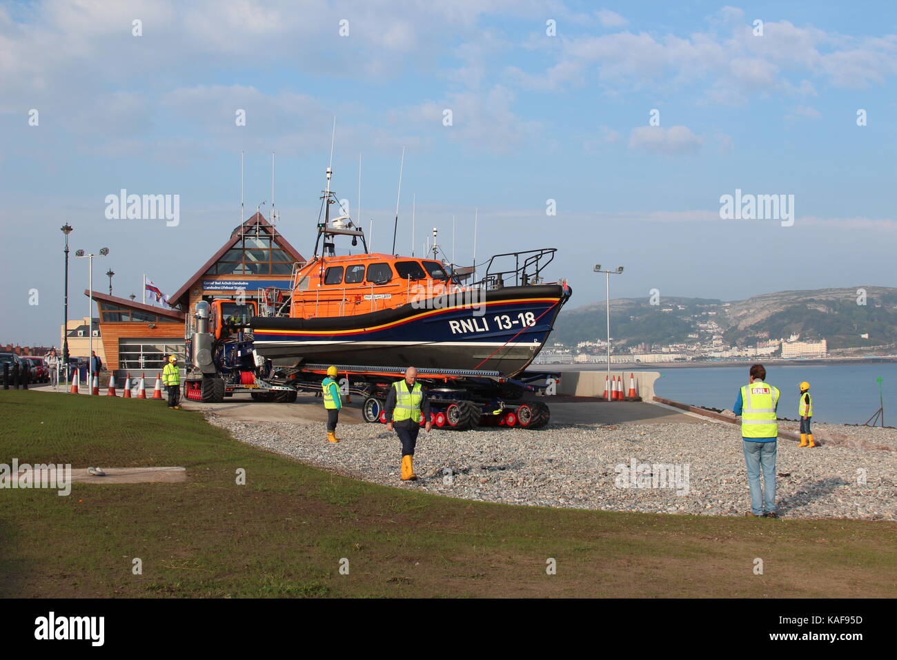 A new lifeboat for Llandudno the RNLI Shannon-class lifeboat, the ...