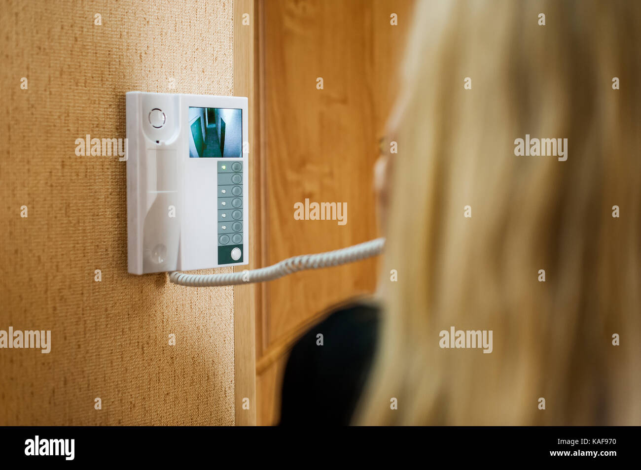Video intercom indoor panel hi-res stock photography and images - Alamy