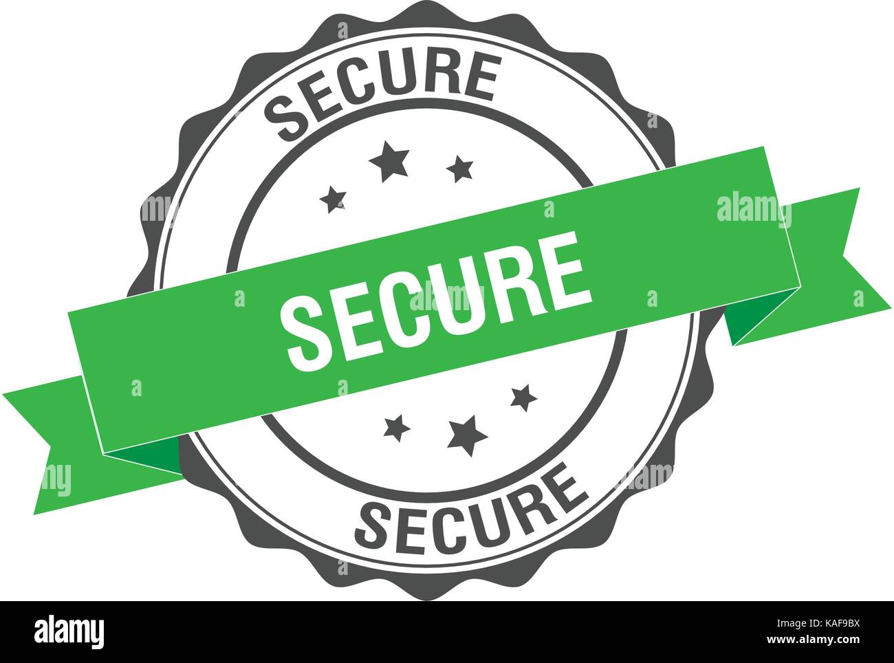 Secure stamp illustration Stock Vector Image & Art - Alamy
