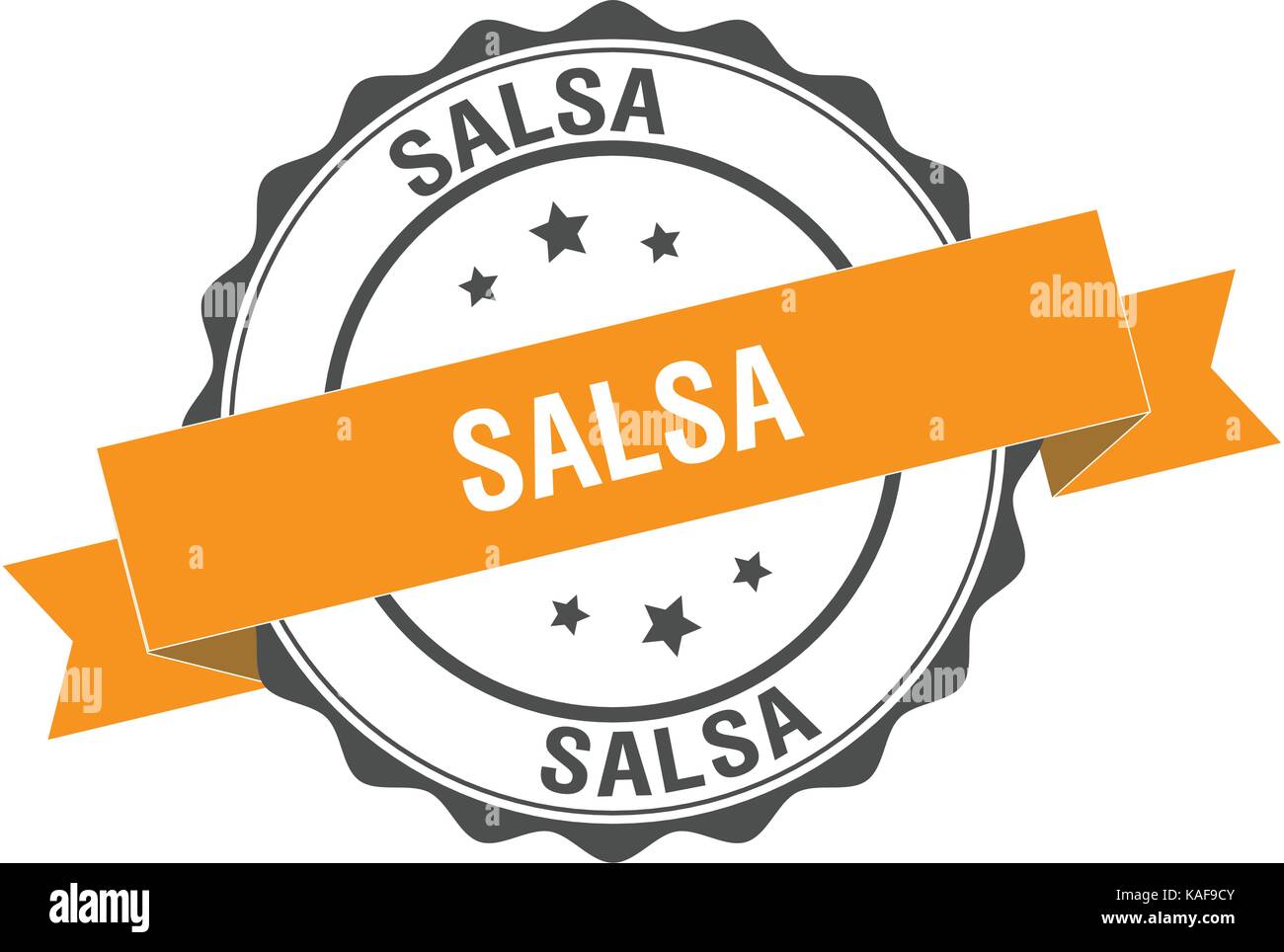 Salsa stamp illustration Stock Vector Image & Art - Alamy