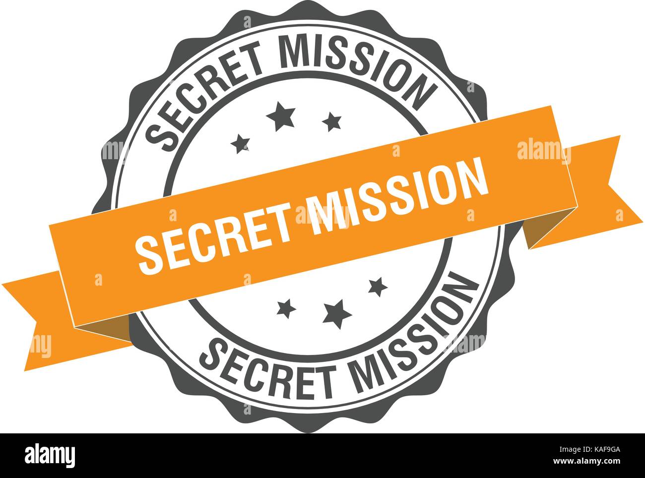 Secret mission stamp illustration Stock Vector Image & Art - Alamy
