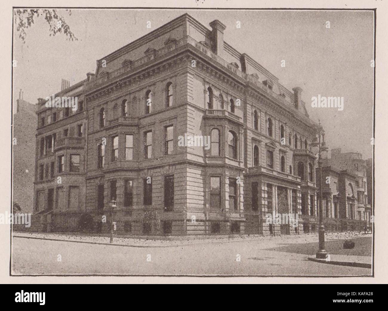 Residence of Mr. William C. Whitney Stock Photo - Alamy