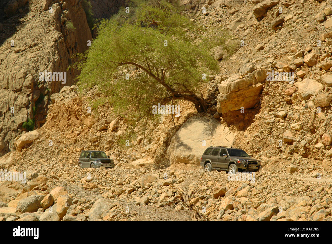 The Hajar Mountains range from the northern Mussandam peninsula of Oman ...