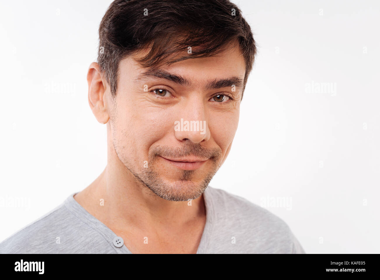 Dimple face hi-res stock photography and images - Alamy