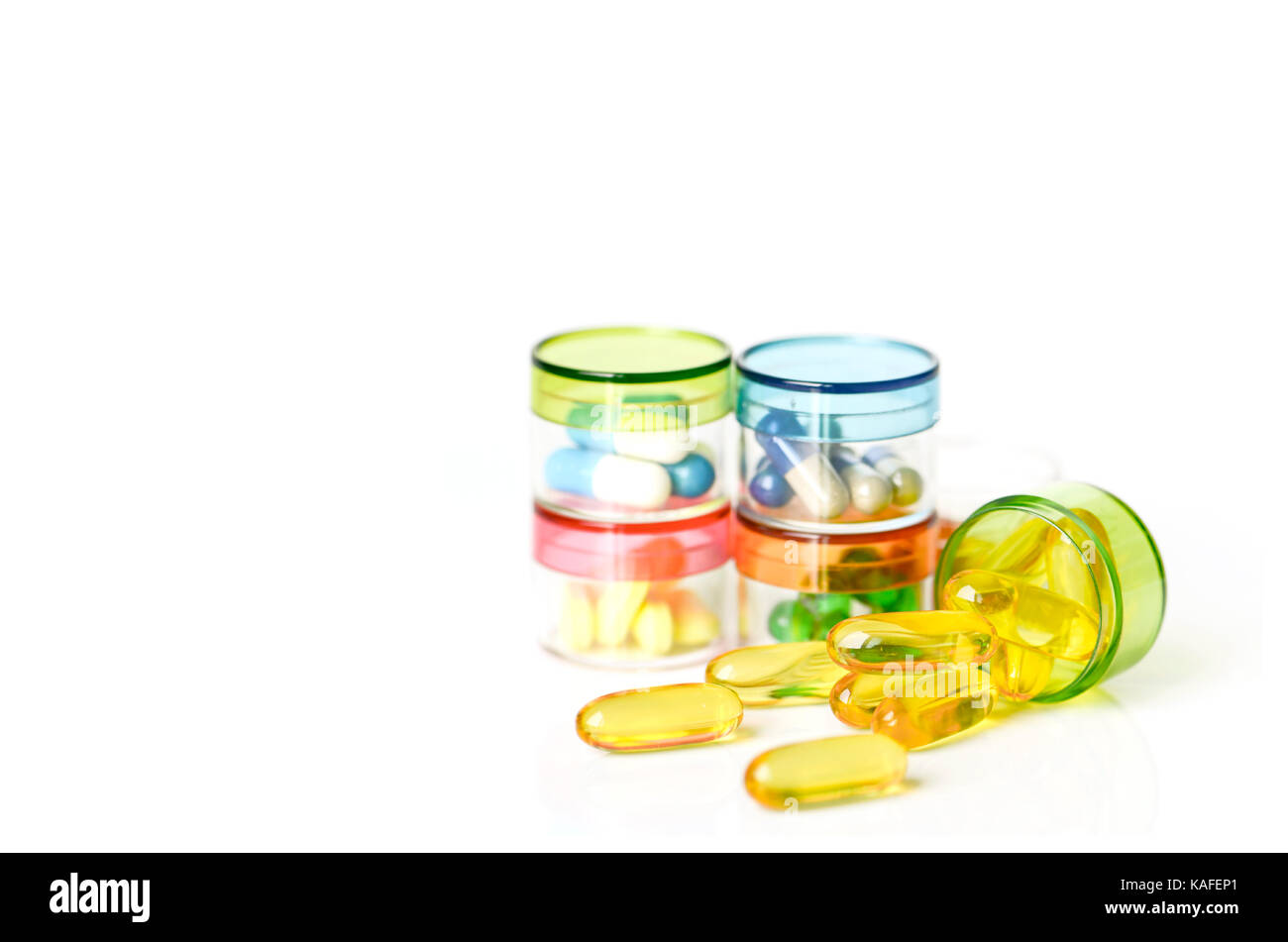 Colorful medicine background Stock Photo - Alamy