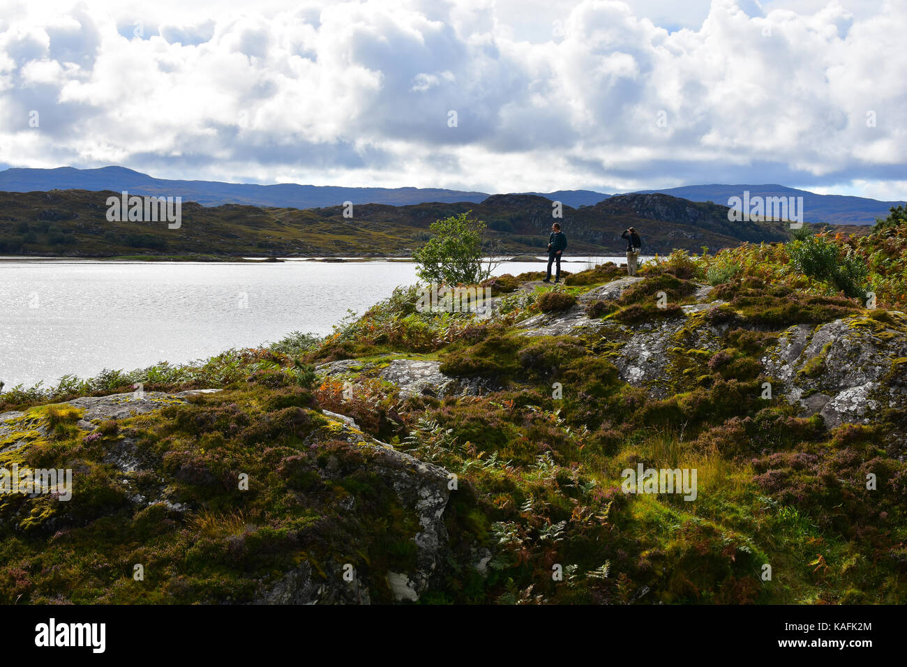View from Castle Tioram - Ardnamurchan Peninsula - Scotland Stock Photo ...