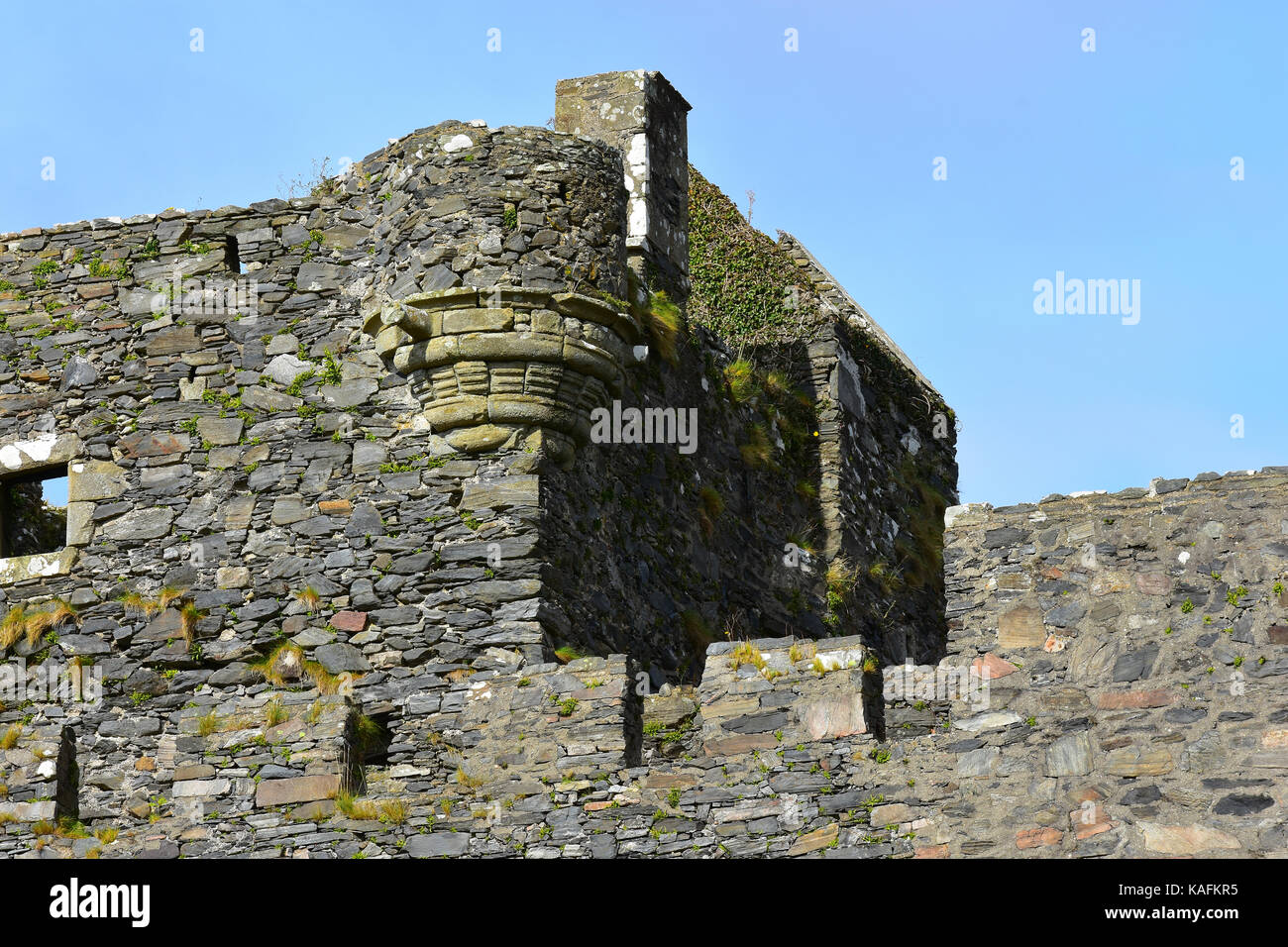 Castle Tioram details - Ardnamurchan Peninsula - Scotland Stock Photo ...