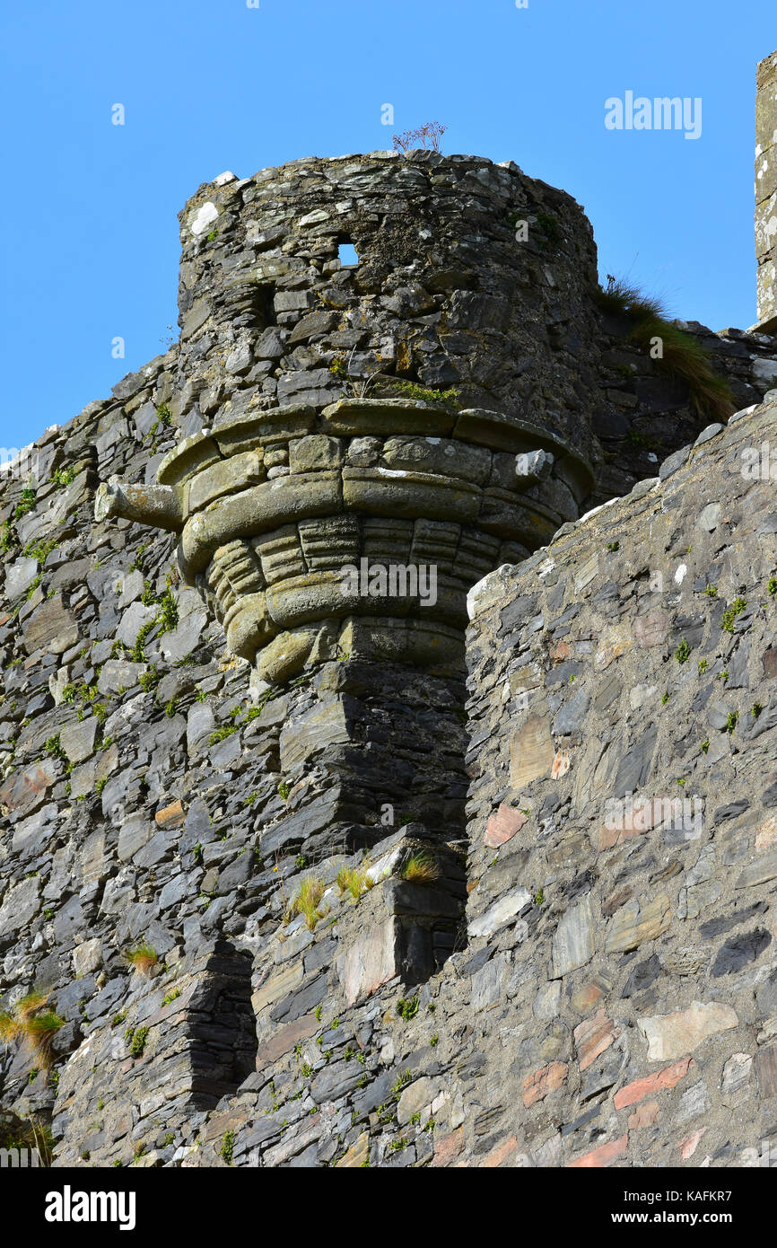 Castle Tioram details - Ardnamurchan Peninsula - Scotland Stock Photo ...