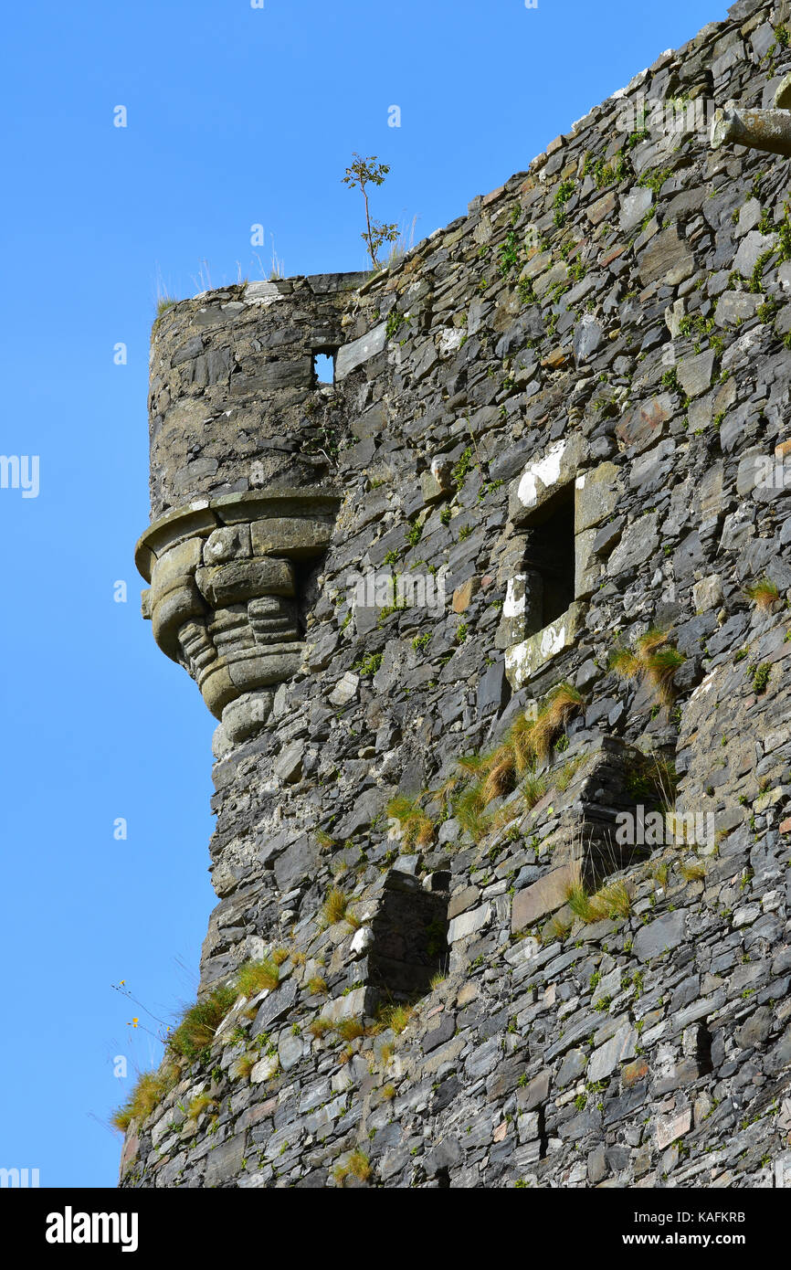 Castle Tioram details - Ardnamurchan Peninsula - Scotland Stock Photo ...