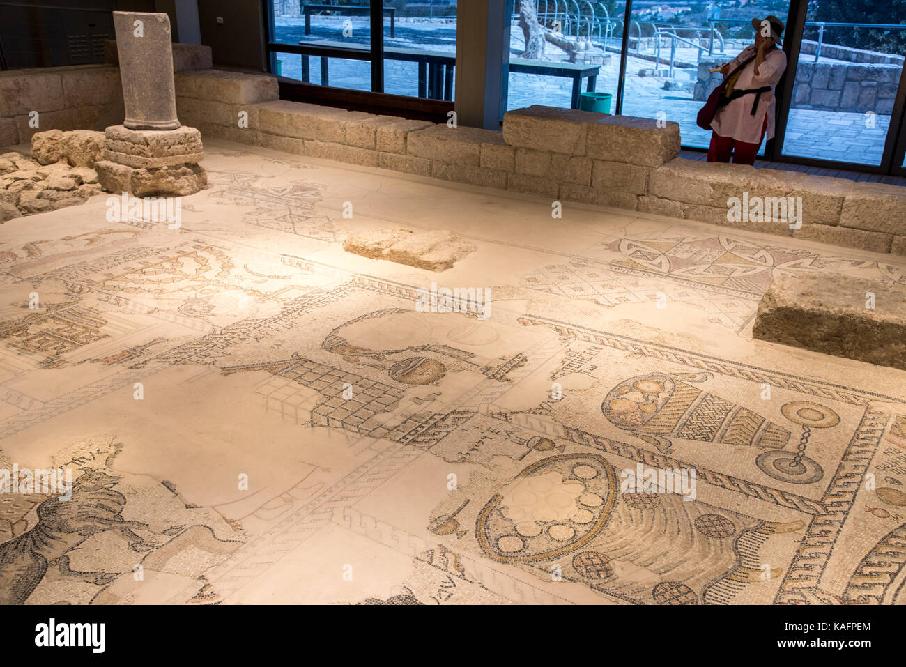 Israel, Galilee, Zippori National Park A mishnaic-period city with an ...